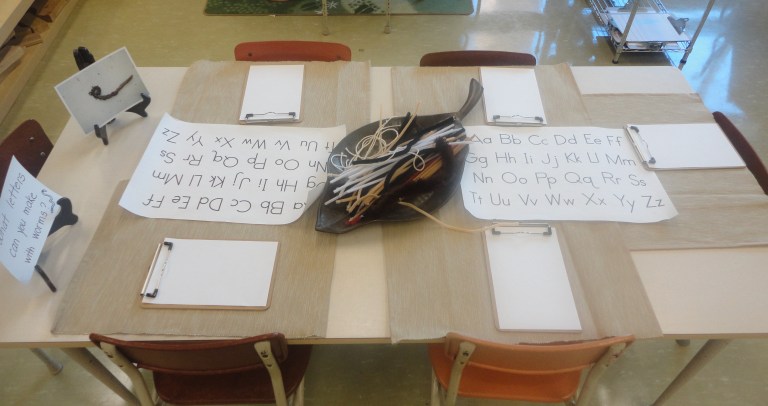 Writing With Worms | The Curious Kindergarten