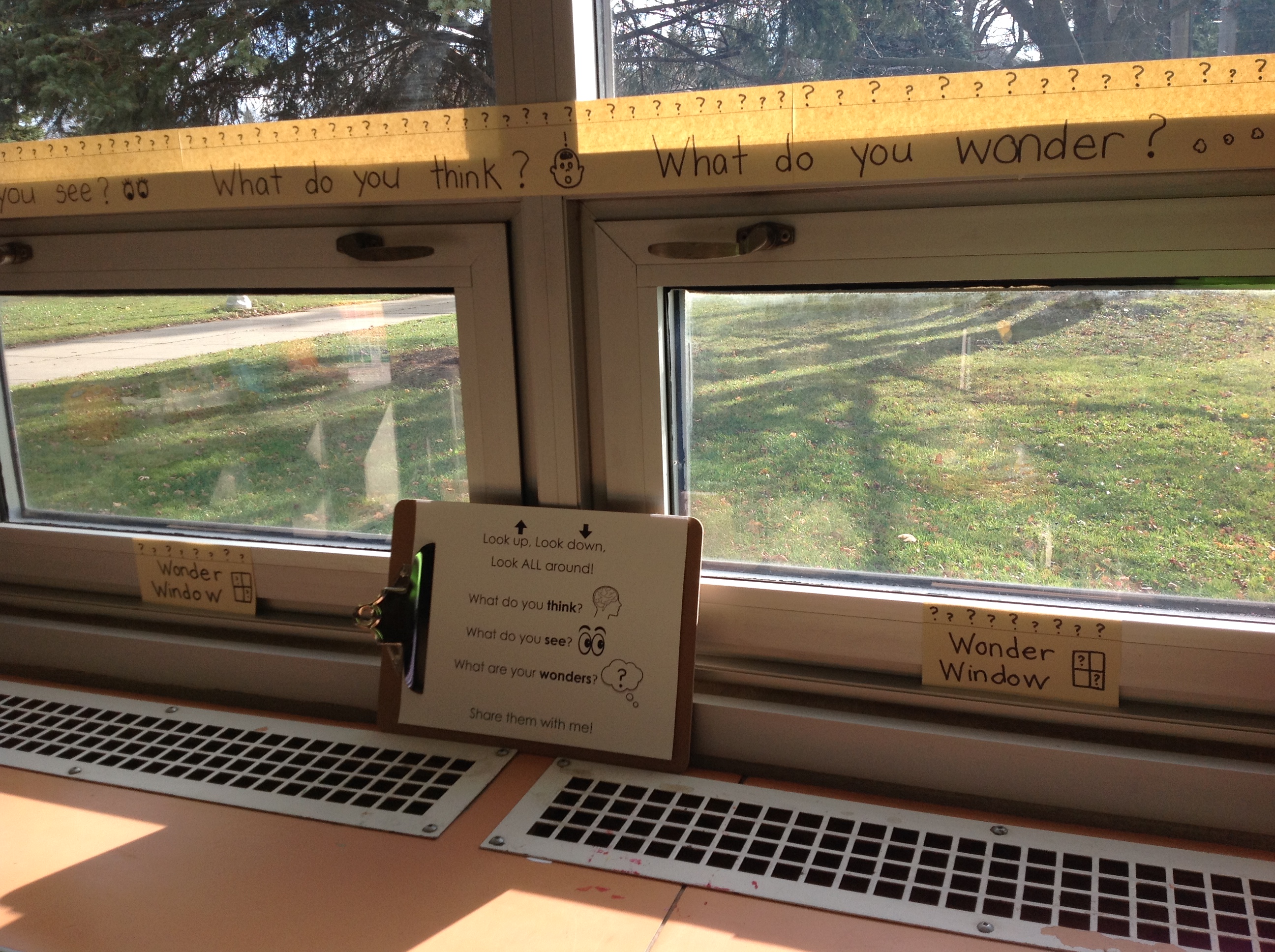 The Wonder Window | The Curious Kindergarten