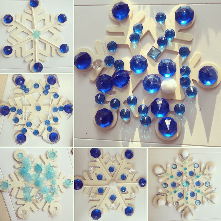 Snowflake Loose Parts | The Curious Kindergarten