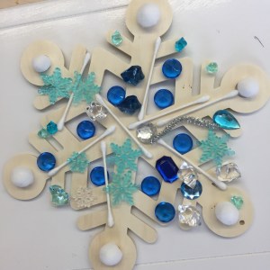 Snowflake Loose Parts | The Curious Kindergarten